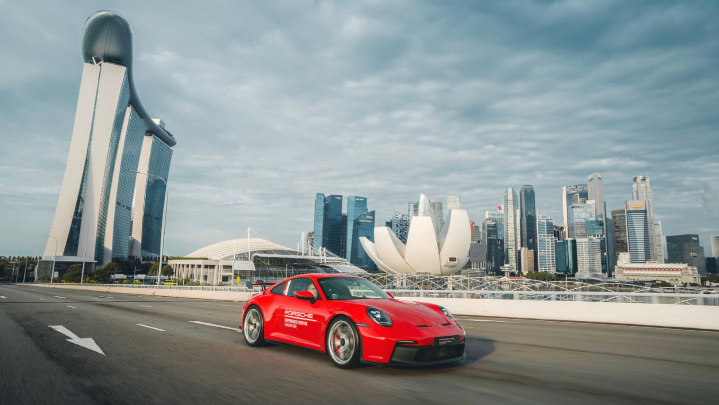 Porsche announces the first regional Porsche Experience Centre, set to open in Singapore in 2027 ...